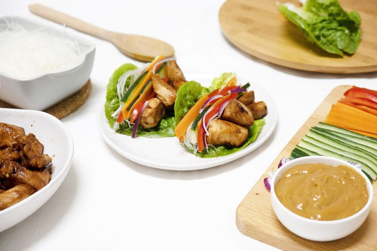 Healthy Recipes: Fresh and Simple Satay Lettuce Cups – Brauer